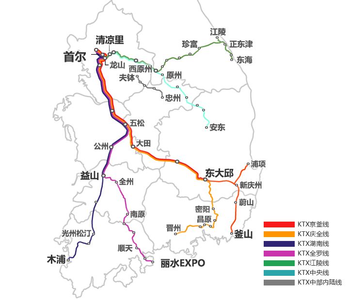 KTX高速列车_韩国交通_韩国旅游网-韩巢